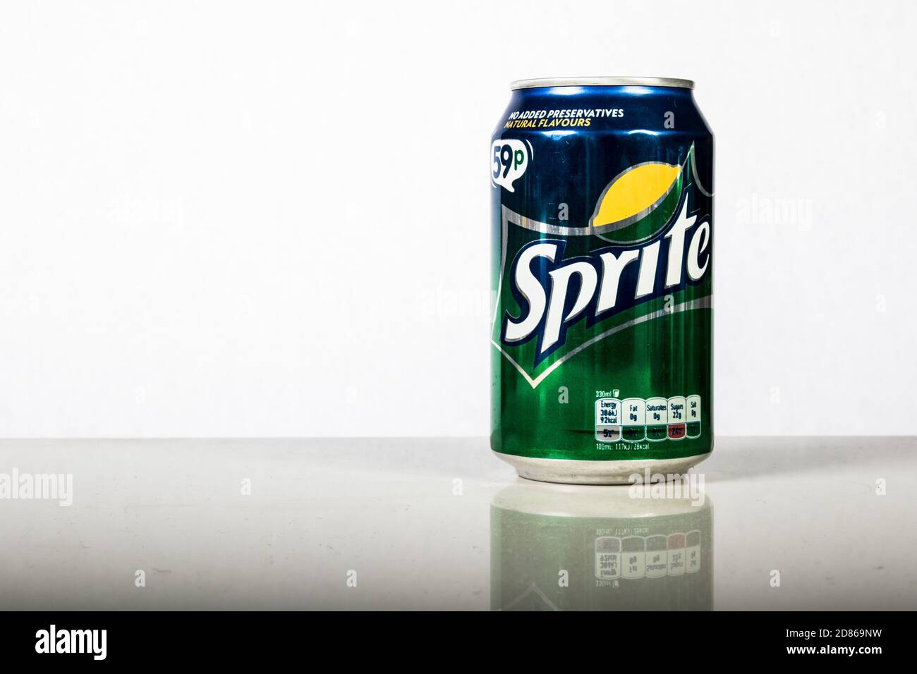 Une canette de sprite Banque de photographies et d’images à haute ...
