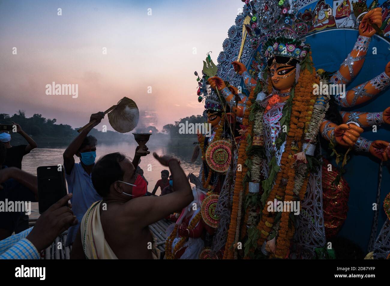 Bhattacharyya bari puja Banque de photographies et d’images à haute ...