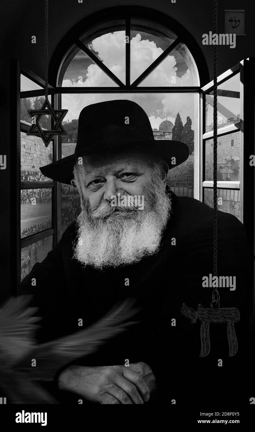 Menachem mendel schneerson Banque de photographies et d’images à haute ...