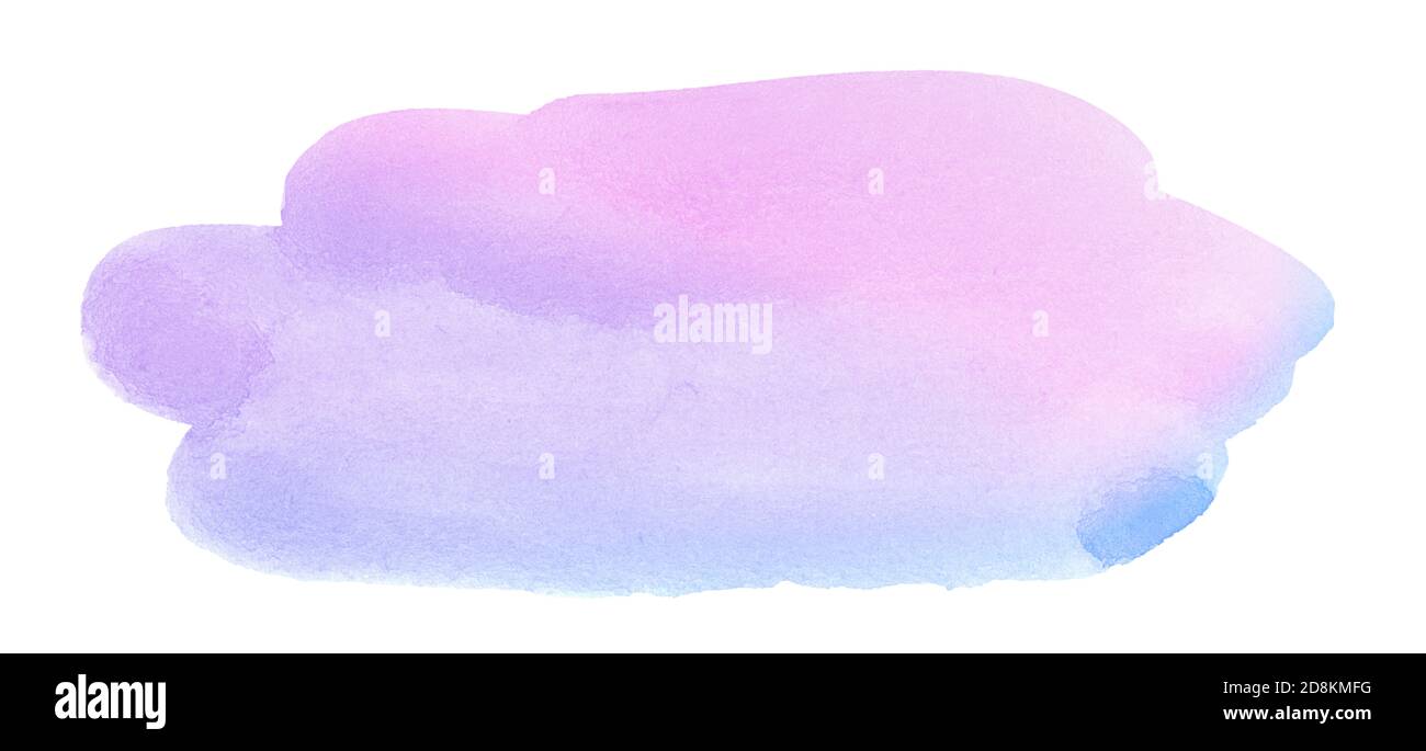 Taches d'aquarelle polychrome de couleurs pastel avec taches naturelles ...