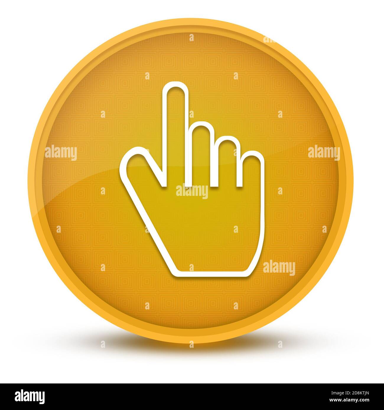 Signe rond jaune Banque de photographies et d’images à haute résolution ...