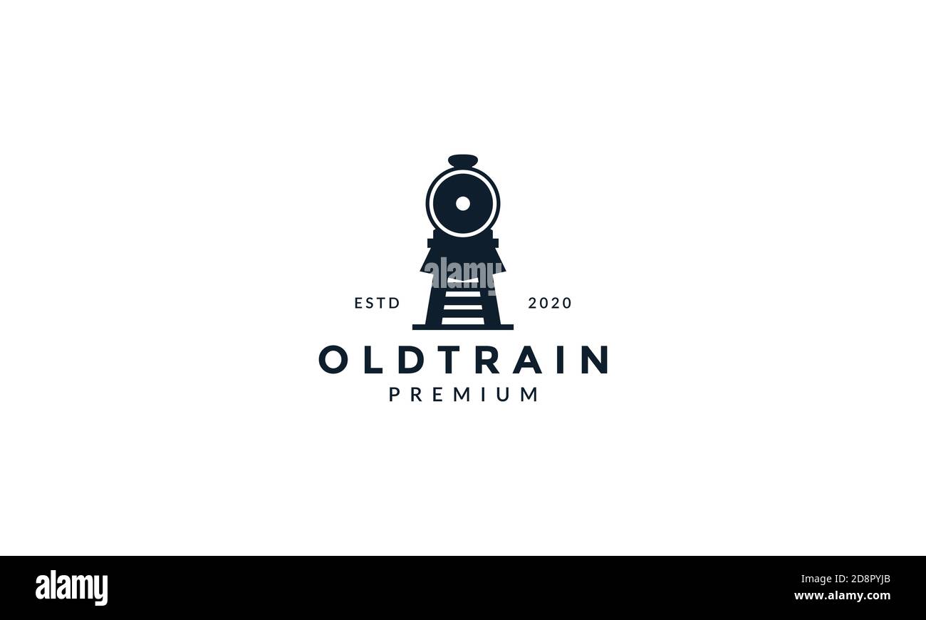 Steam train silhouette isolated icon Banque de photographies et d ...