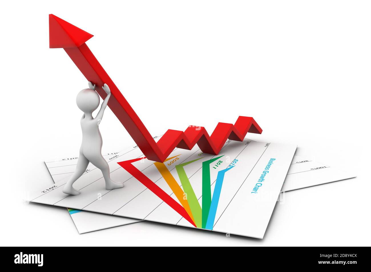 Croissance fléche Banque de photographies et d’images à haute ...