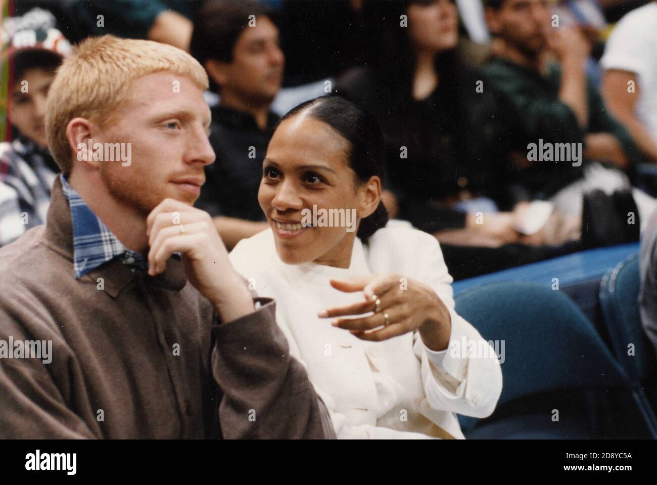 Boris becker and his wife barbara Banque de photographies et d’images à ...
