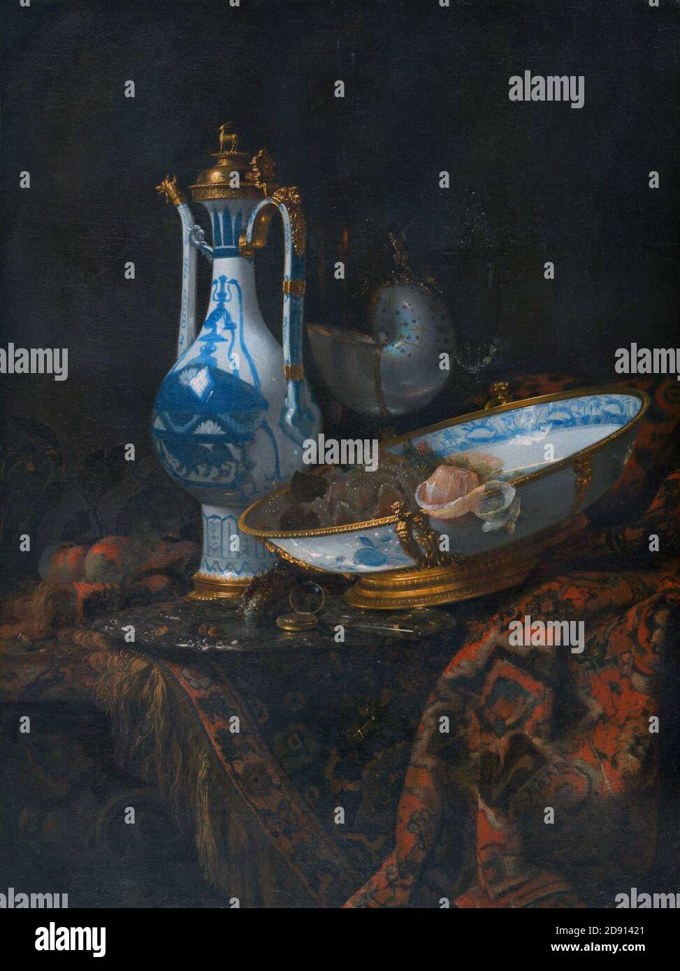 Still life with nautilus cup Banque de photographies et d’images à ...