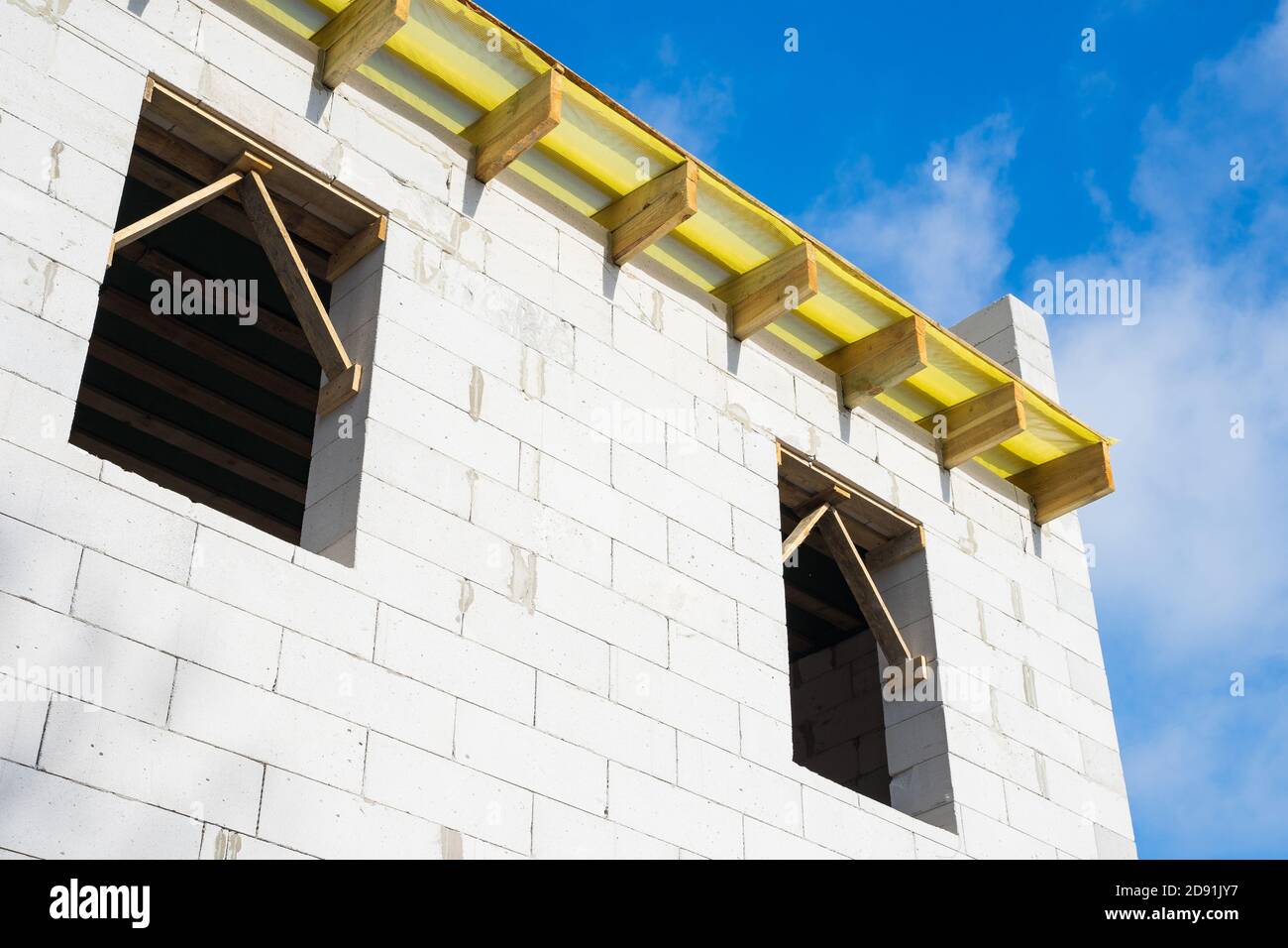 Wooden roof structure Banque de photographies et d’images à haute ...