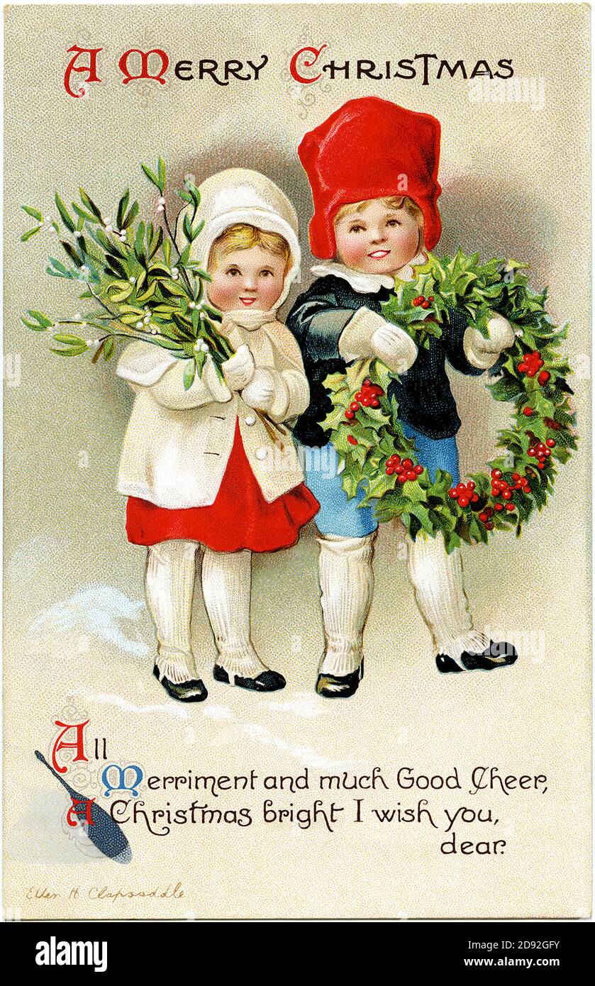 Noël vintage Banque de photographies et d’images à haute résolution - Alamy