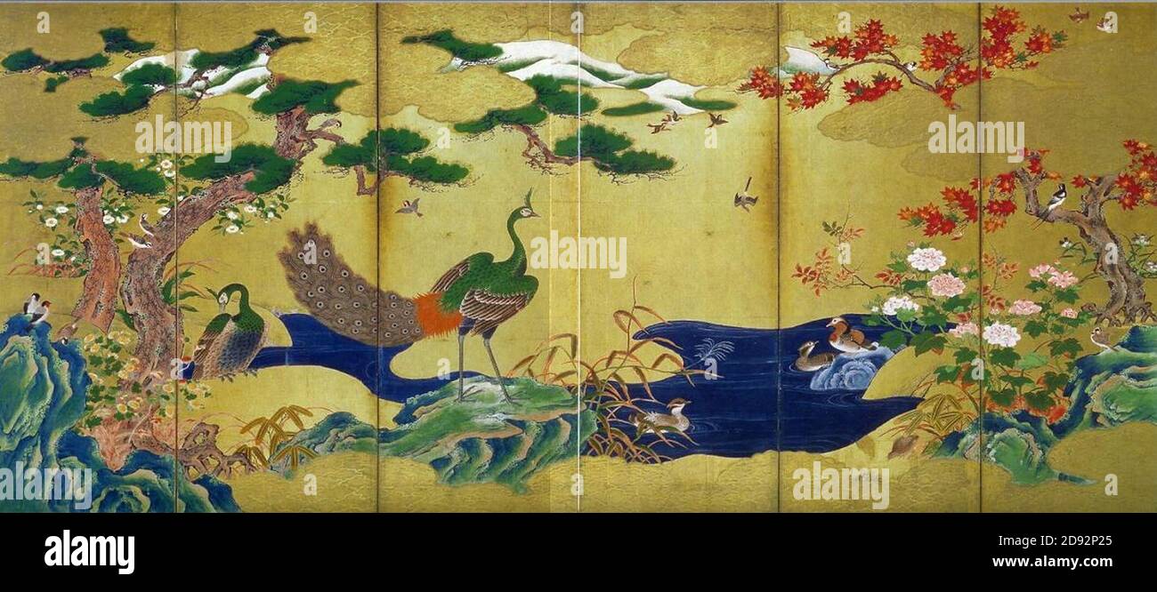 Kano eitoku Banque de photographies et d’images à haute résolution - Alamy