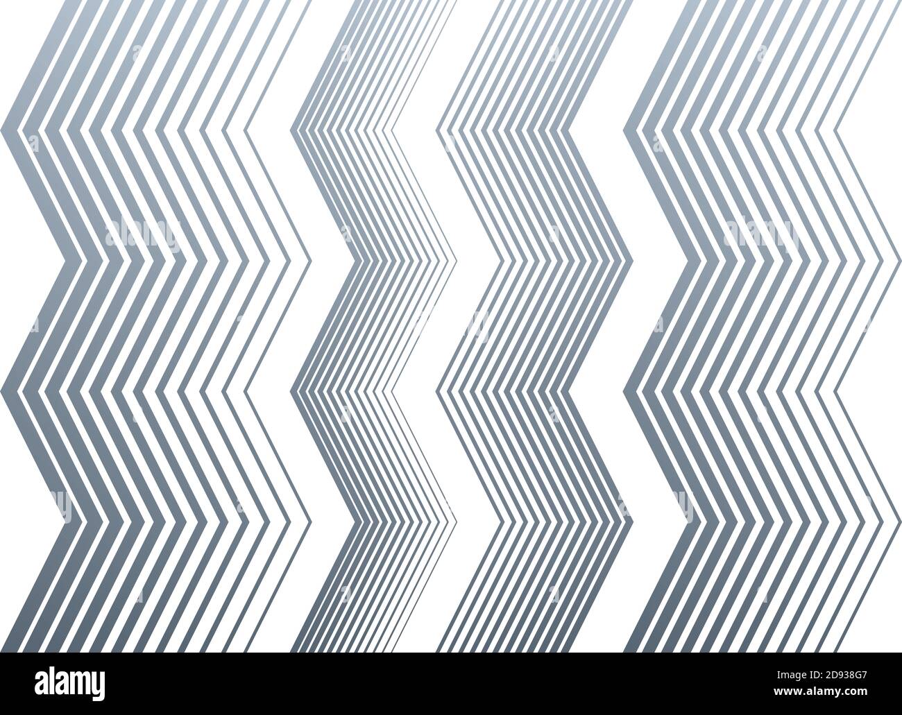 Elément de conception à motif zigzag vertical, entrecroisé, ondulé ...