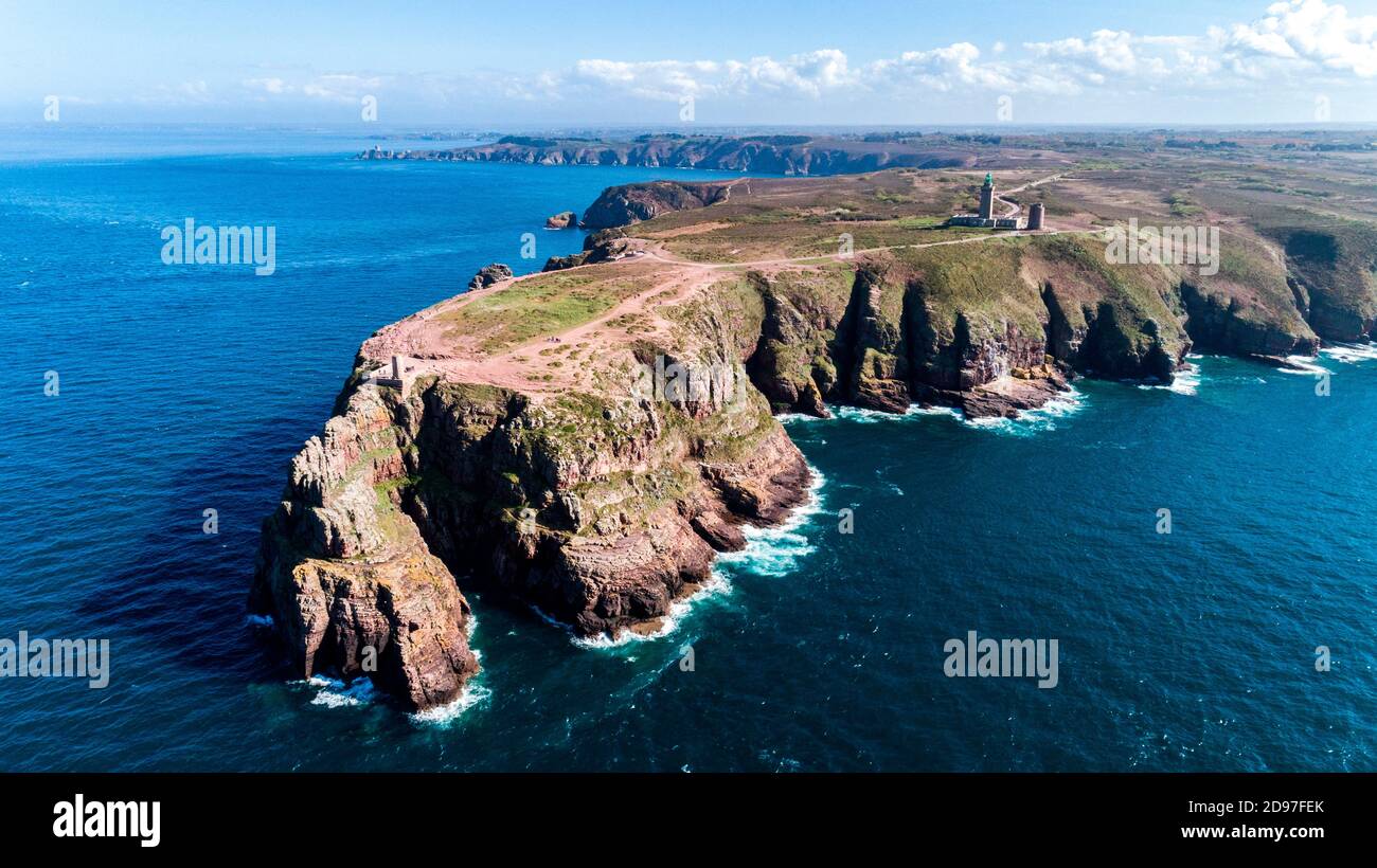 Cap frehel lighthouses Banque de photographies et d’images à haute ...