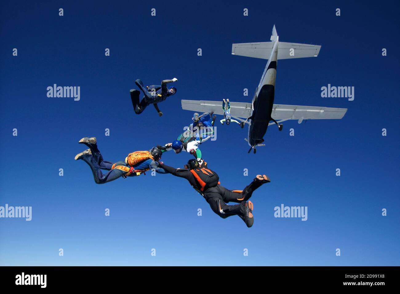 Saut en parachute sortie avion Banque de photographies et d’images à ...