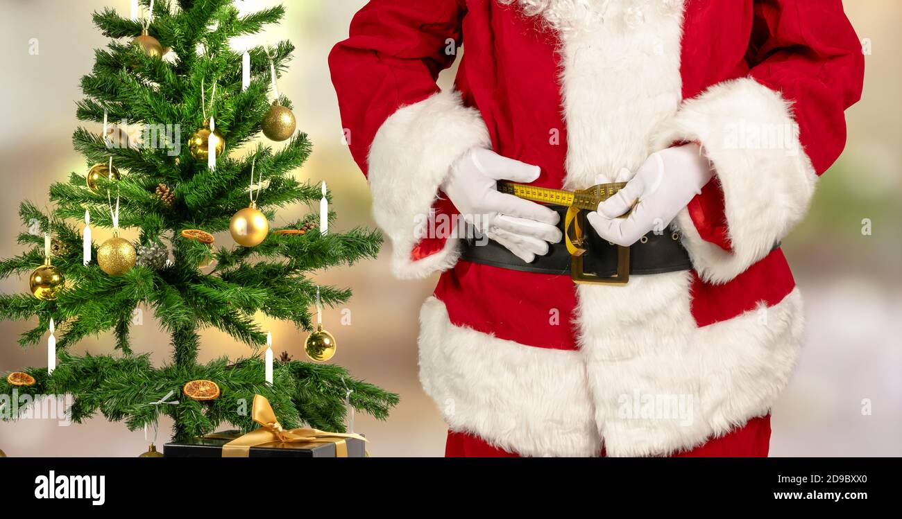 Père noël obèse Banque de photographies et d’images à haute résolution ...