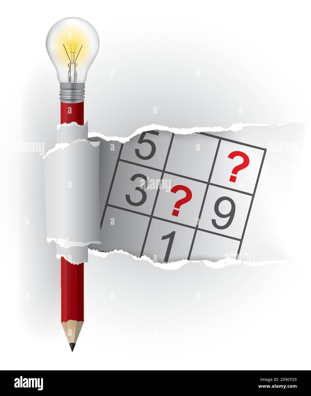 Sudoku Illustration Banque d'images vectorielles - Alamy