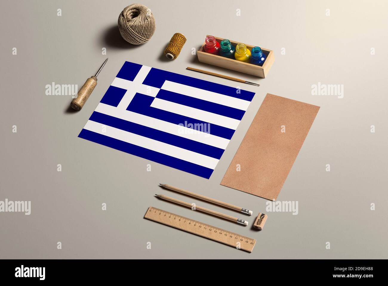 Greece calligraphy brush ink Banque de photographies et d’images à ...