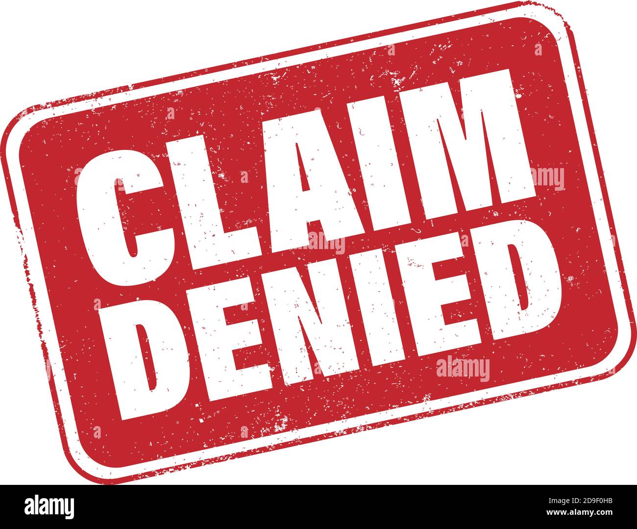Denied Stamp Banque d'image et photos - Alamy