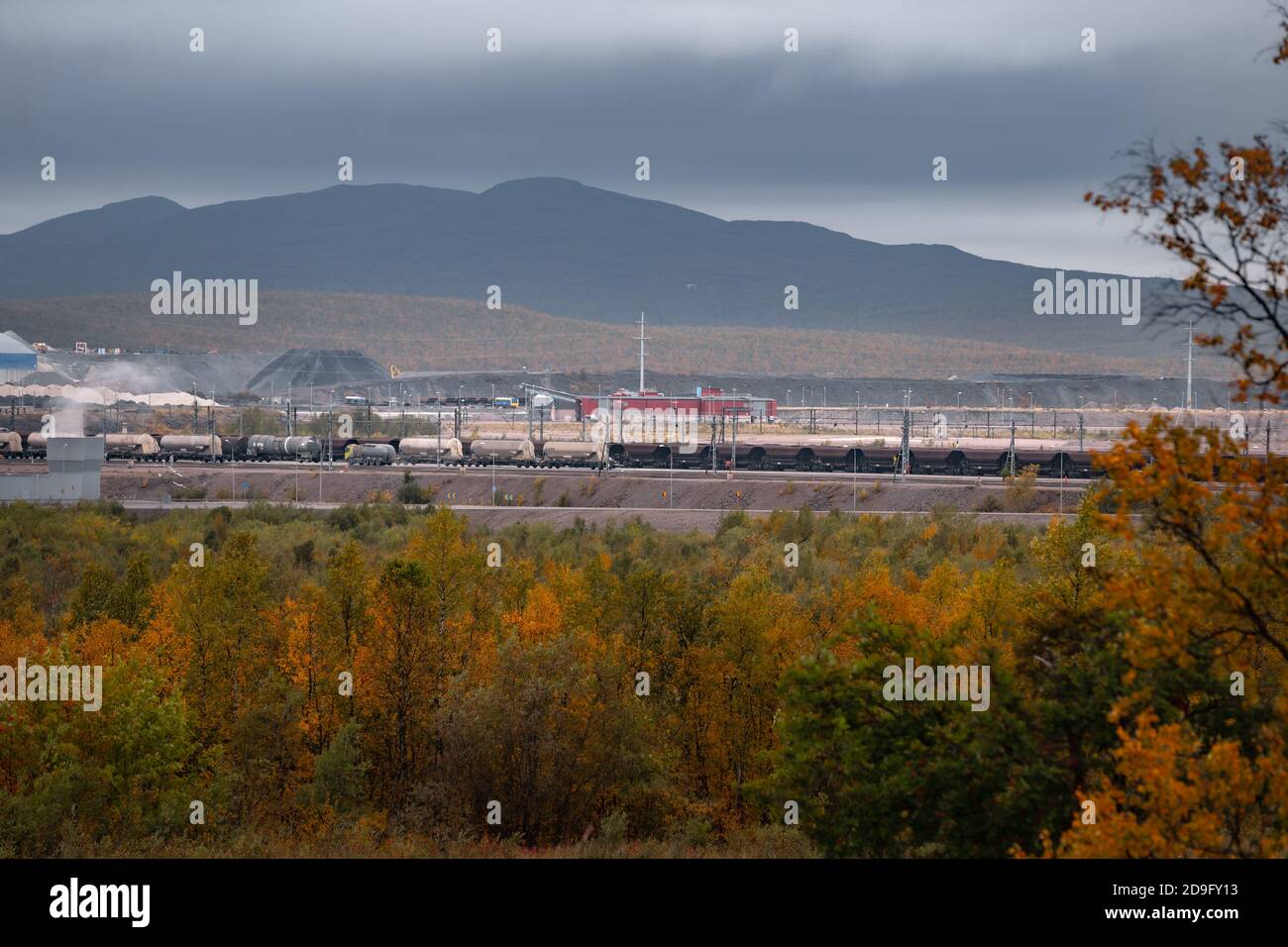 Mine de kirunavaara Banque de photographies et d’images à haute ...
