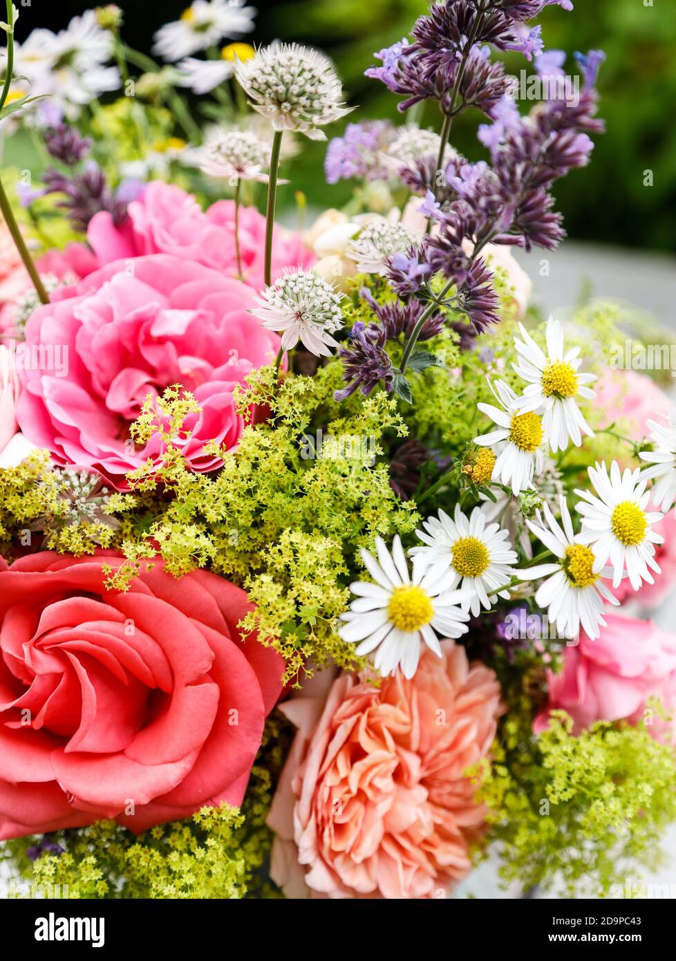 Bouquet naturel de fleurs de jardin Banque de photographies et d’images ...