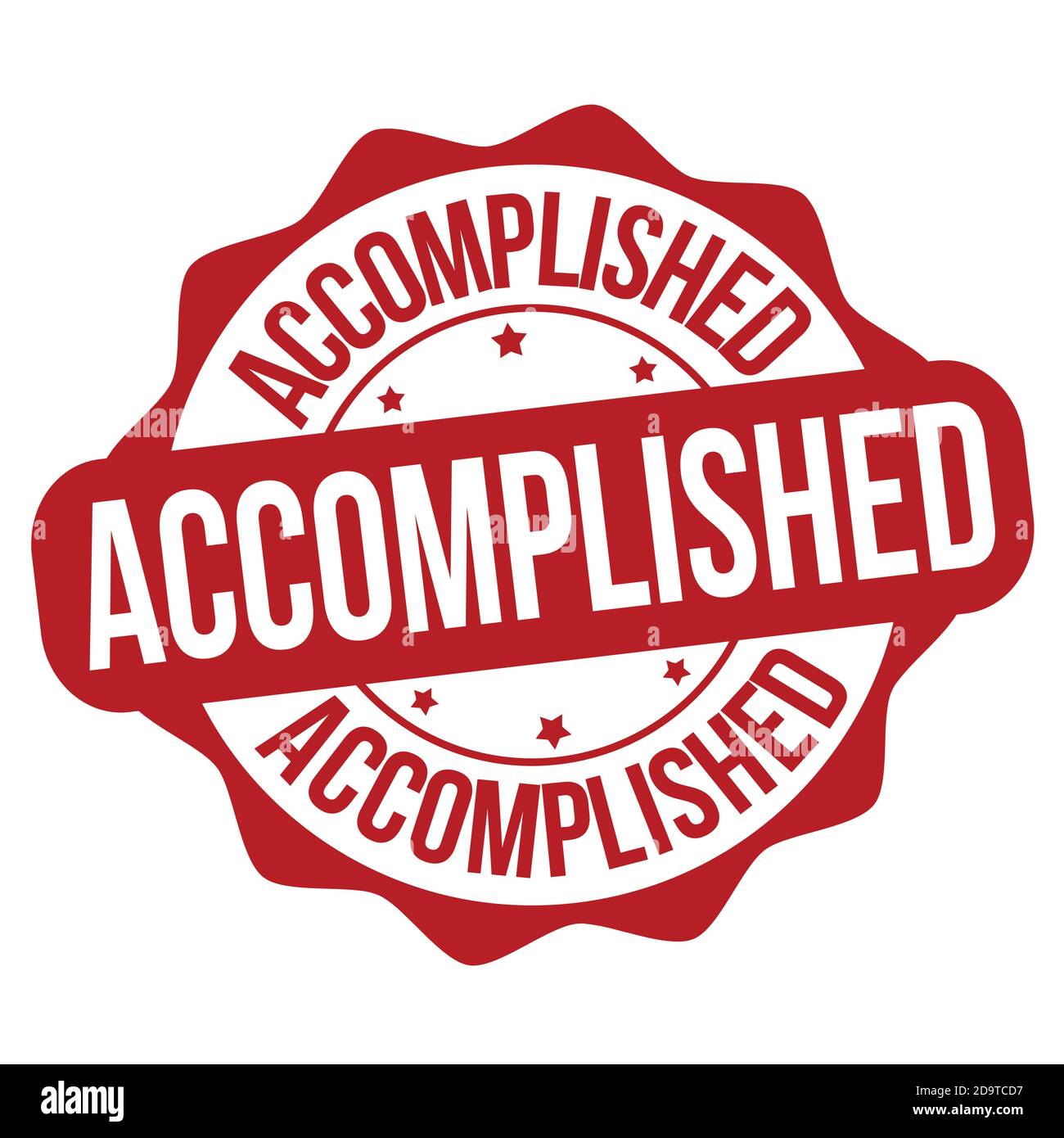 Mission accomplished stamp Banque de photographies et d’images à haute ...