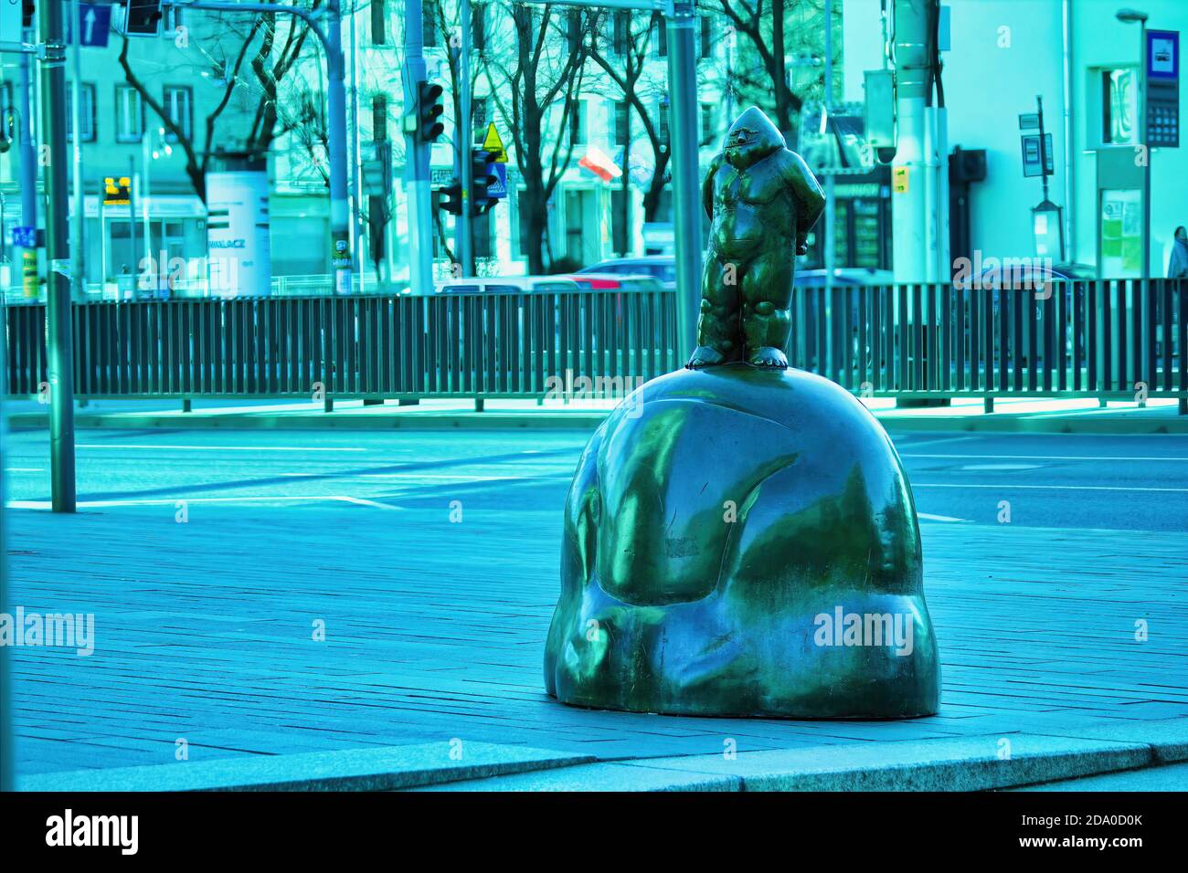 Poland wroclaw statue statues street Banque de photographies et d ...