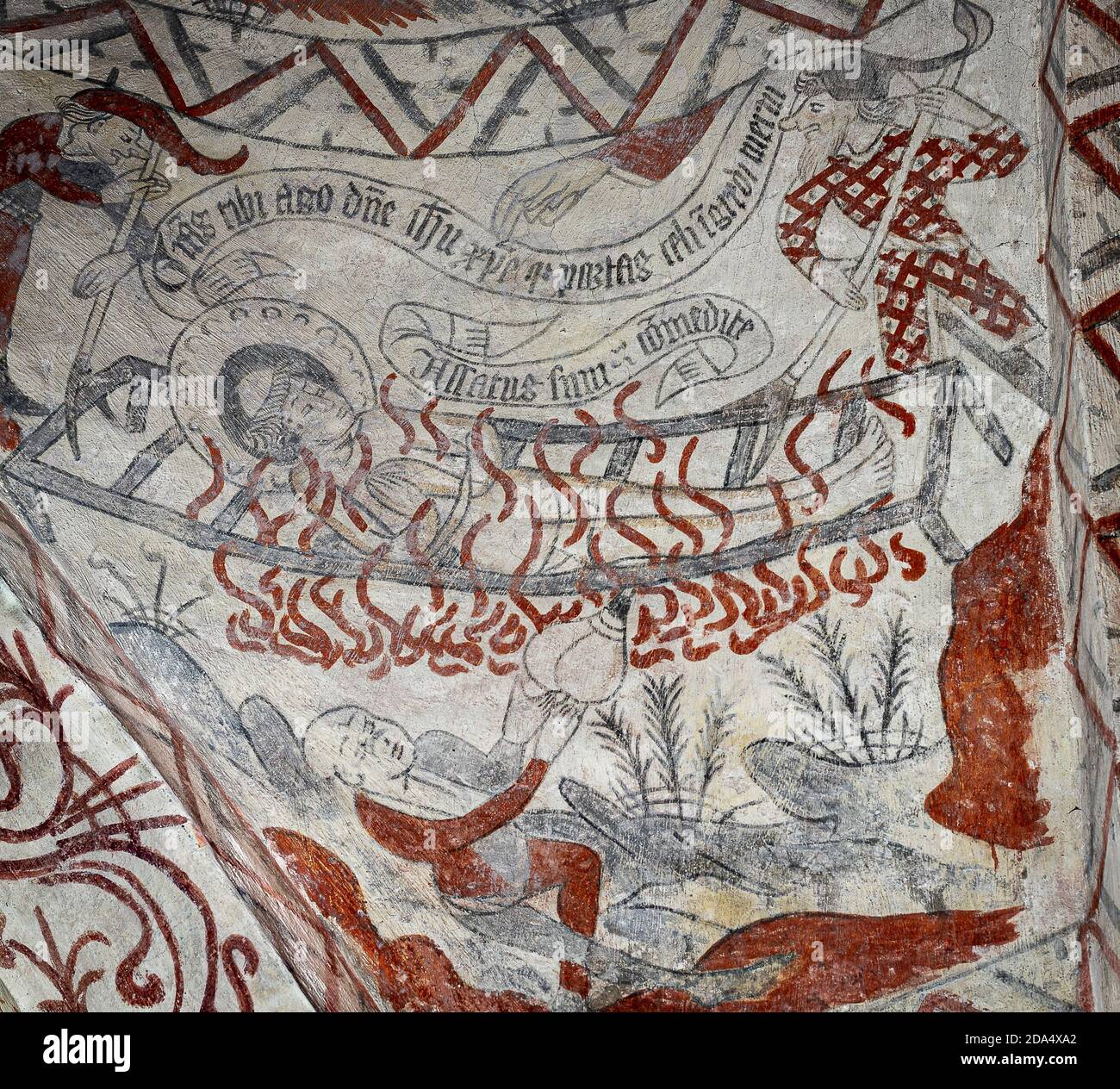 Fresque du martyre de saint laurent Banque de photographies et d’images ...