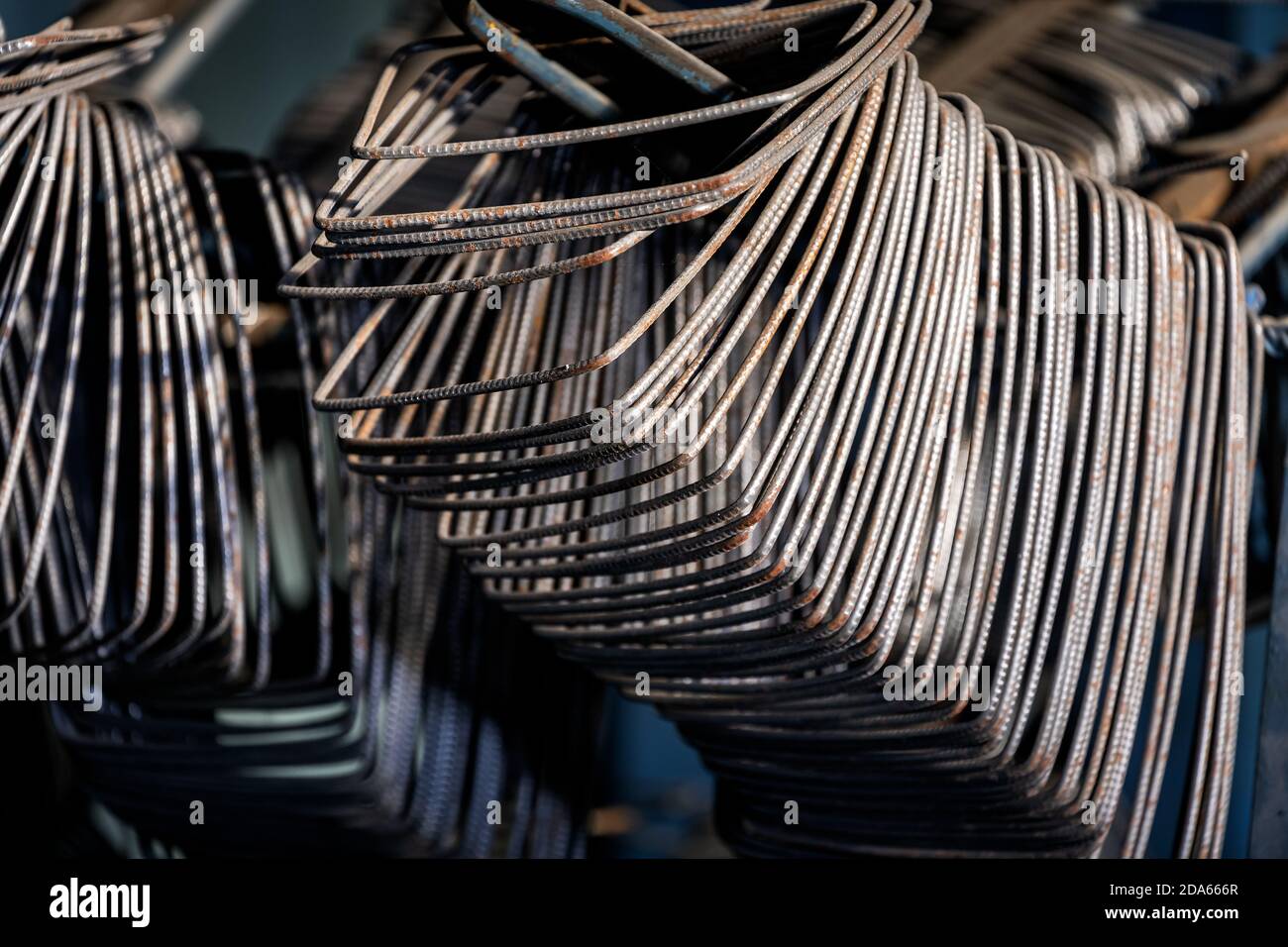 Armature métallique. Matériaux de construction.barre d'armature pour ...