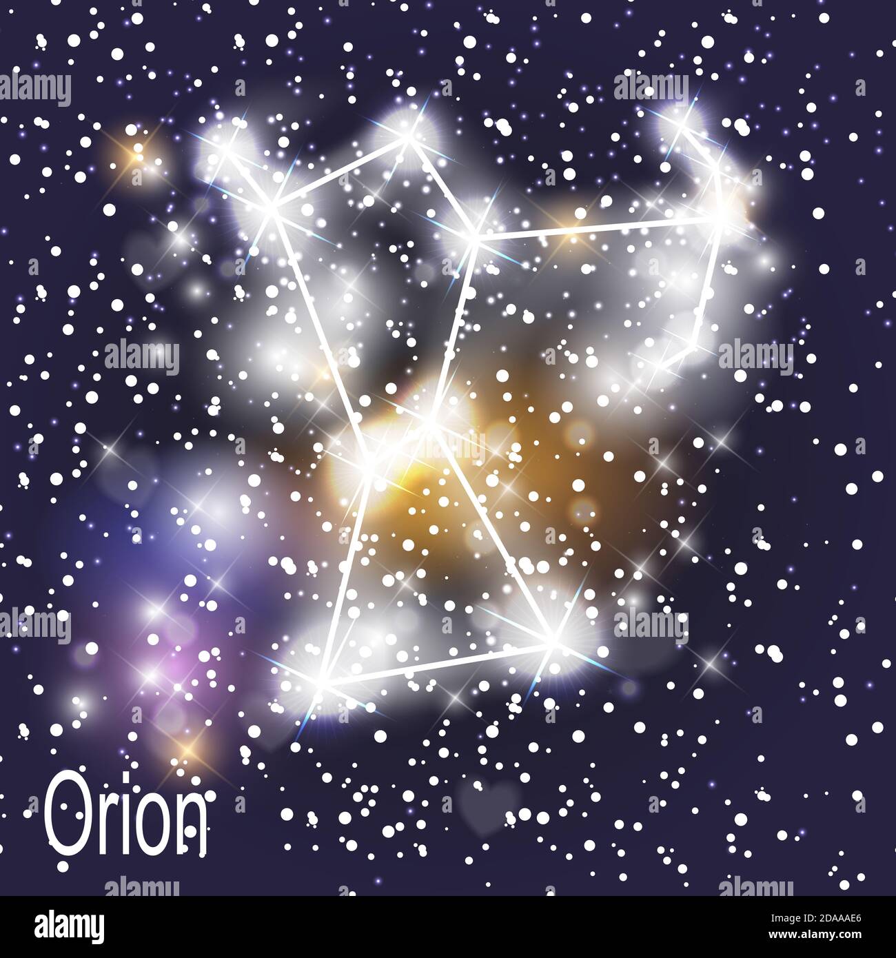 Orion constellation illustration Banque de photographies et d’images à ...