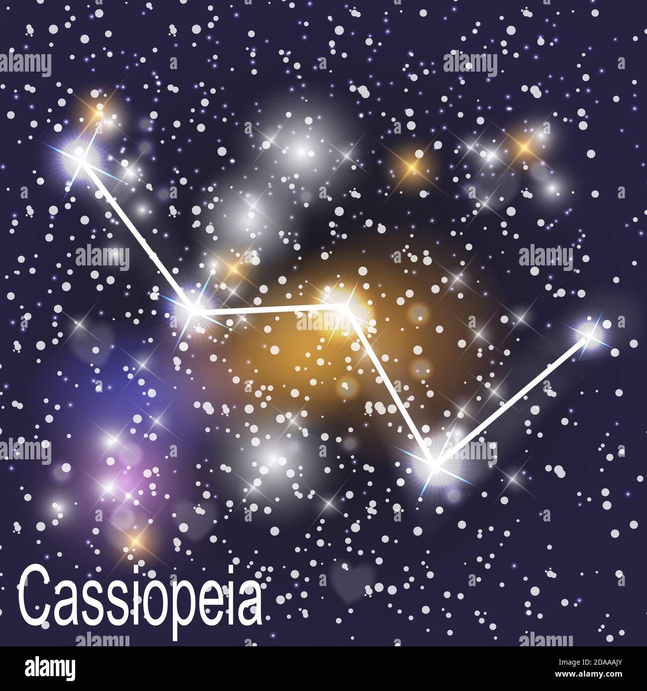 Cassiopeia constellation Banque de photographies et d’images à haute ...