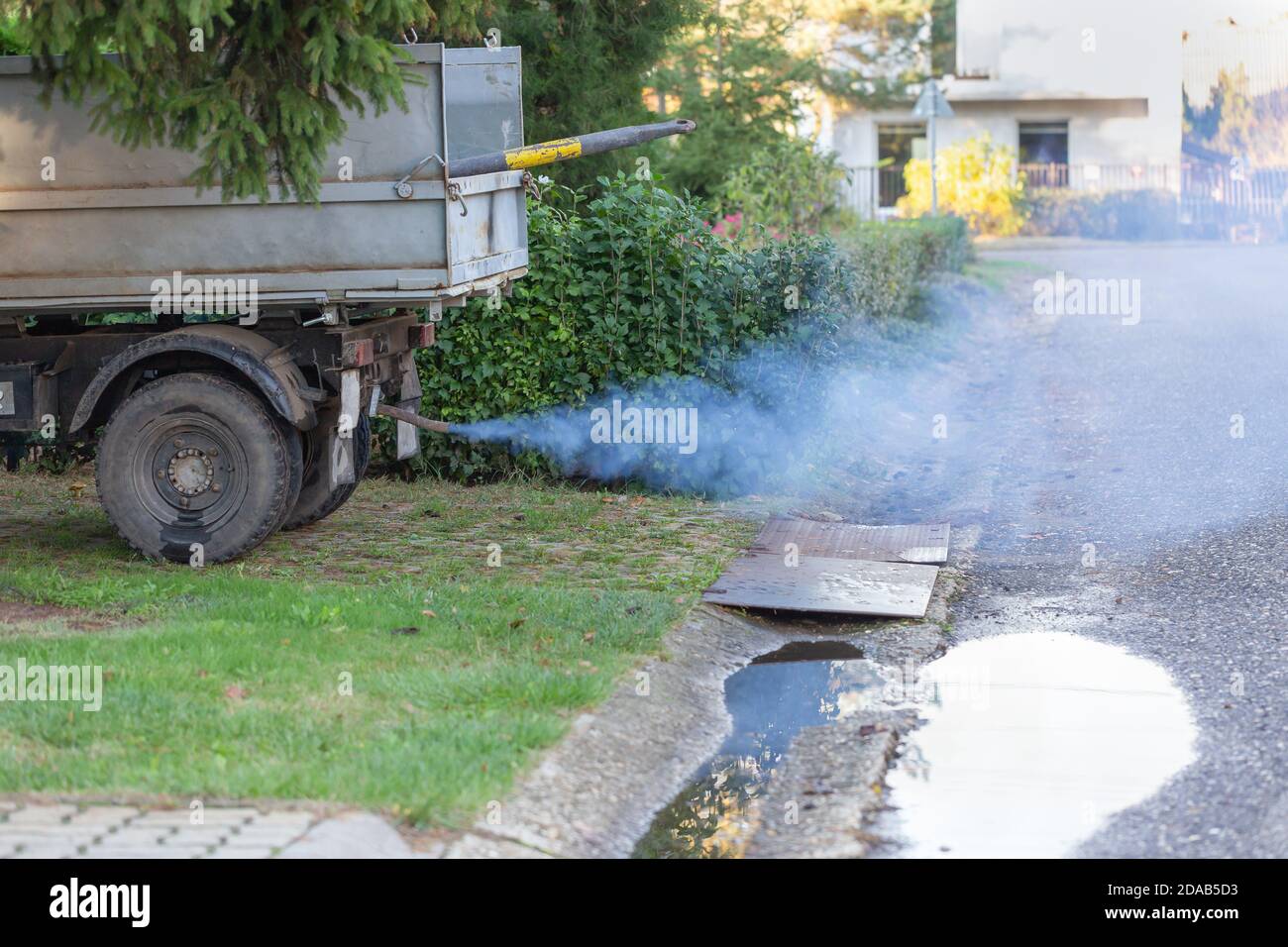 Pollution co2 camion Banque de photographies et d’images à haute ...