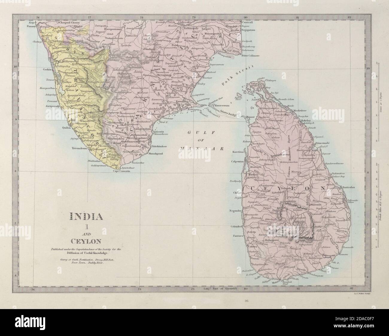 Tamil nadu map Banque de photographies et d’images à haute résolution ...