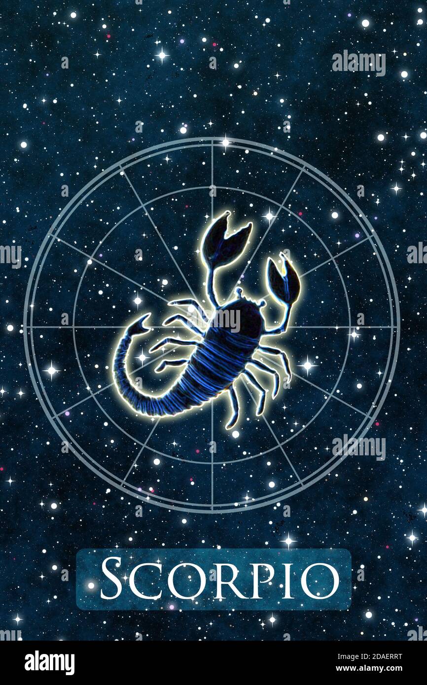 Igne astrologique scorpion Banque de photographies et d’images à haute ...