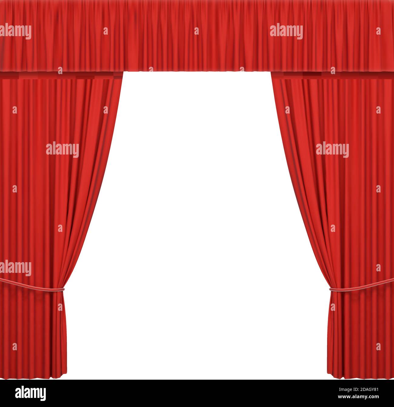 Ouverture du rideau arrière plan caché Banque d'images vectorielles - Alamy