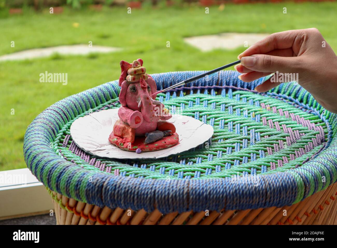 Lord ganesha painting Banque de photographies et d’images à haute ...