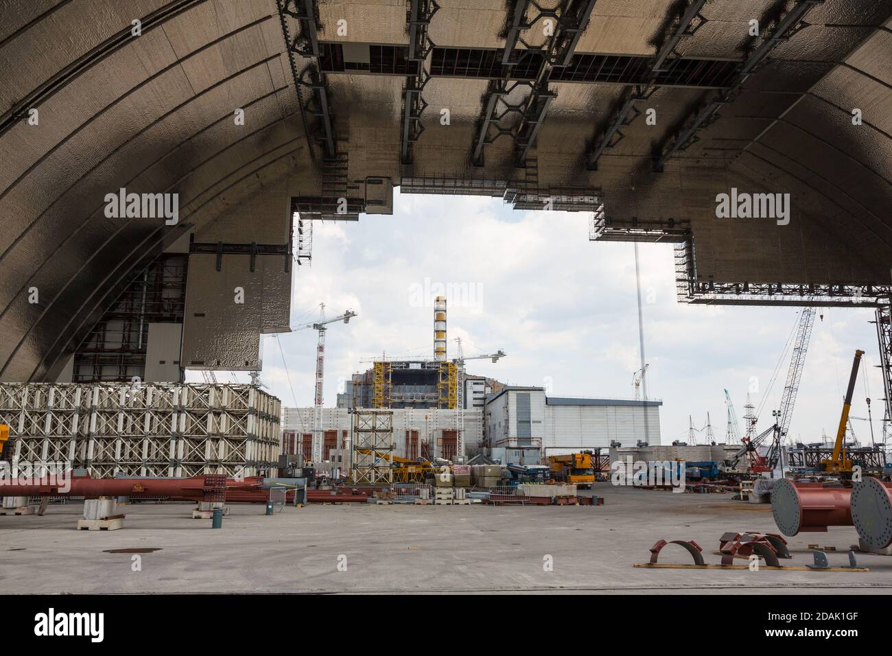 TCHERNOBYL, UKRAINE - 26 avril 2015 : centrale nucléaire de Tchernobyl ...