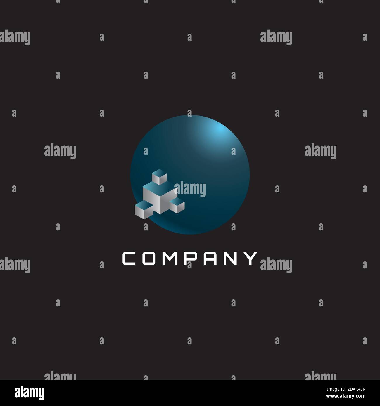 Logo Space. Emblème d'espace. Logo de vecteur de planètes. Emblème ...