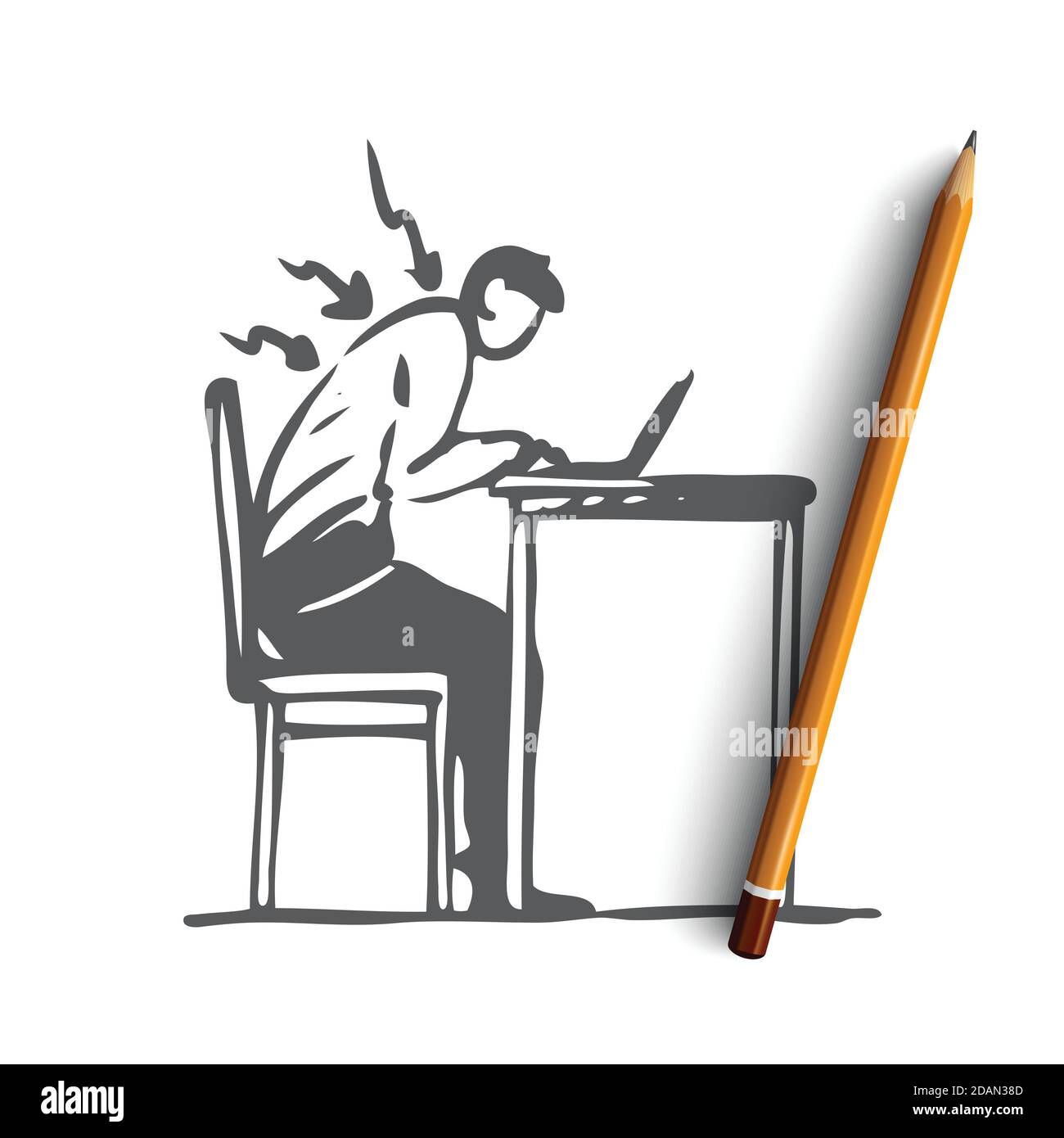 Bad table Banque d'images vectorielles - Alamy