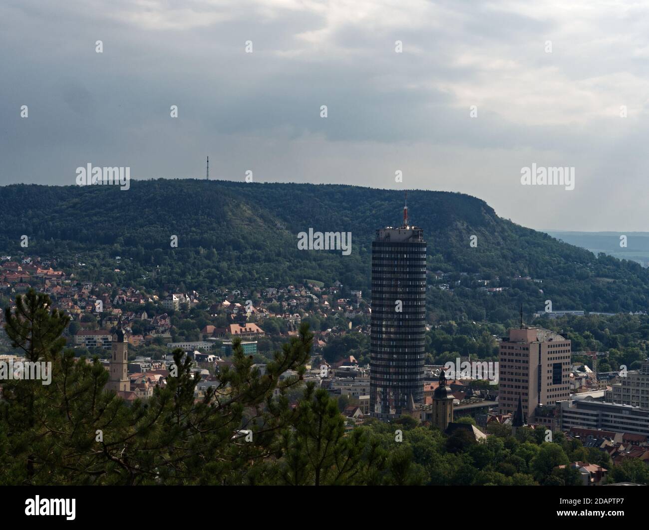 Vue sur la ville de jena en Banque de photographies et d’images à haute ...