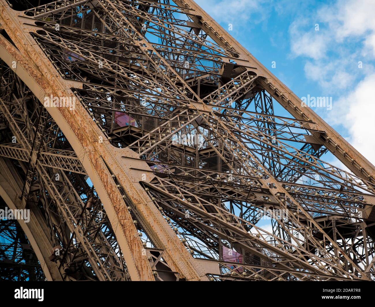 Structure de la tour eiffel Banque de photographies et d’images à haute ...