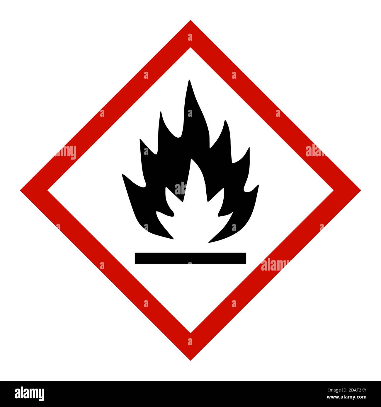 panneau de risque d'incendie isolé sur fond transparent Image ...