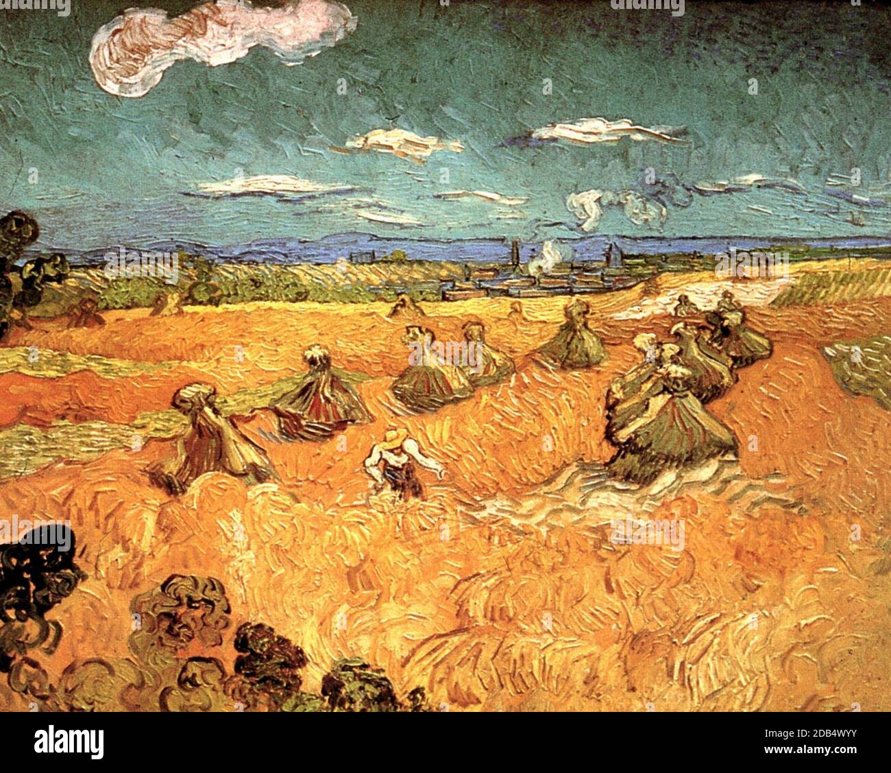 Le moissonneur van gogh Banque de photographies et d’images à haute ...
