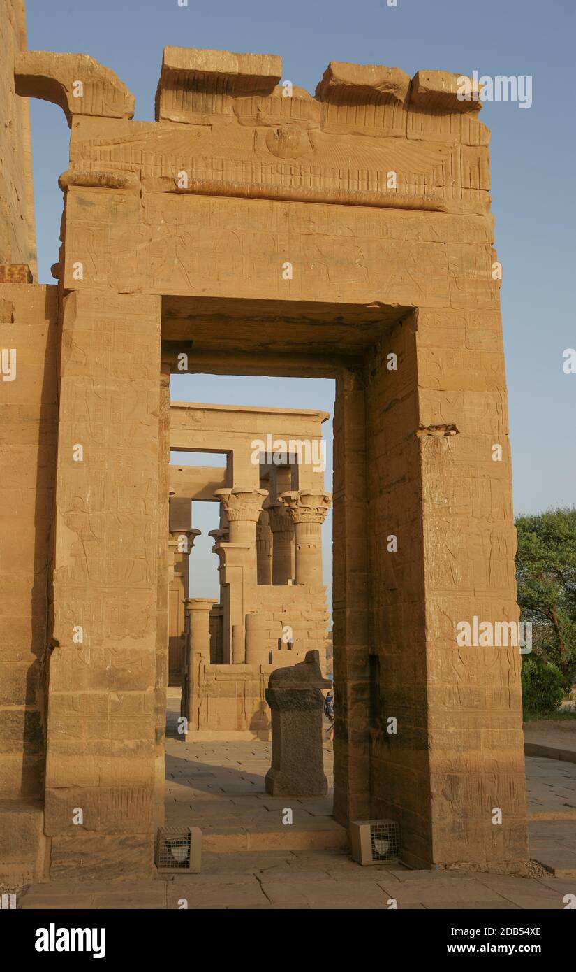 Temple De Philae Banque d'image et photos - Alamy