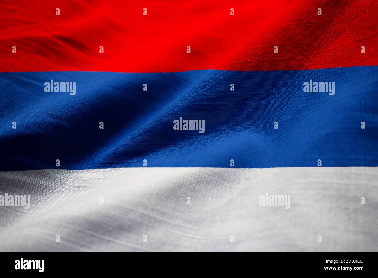 Drapeau serbe Banque de photographies et d’images à haute résolution ...