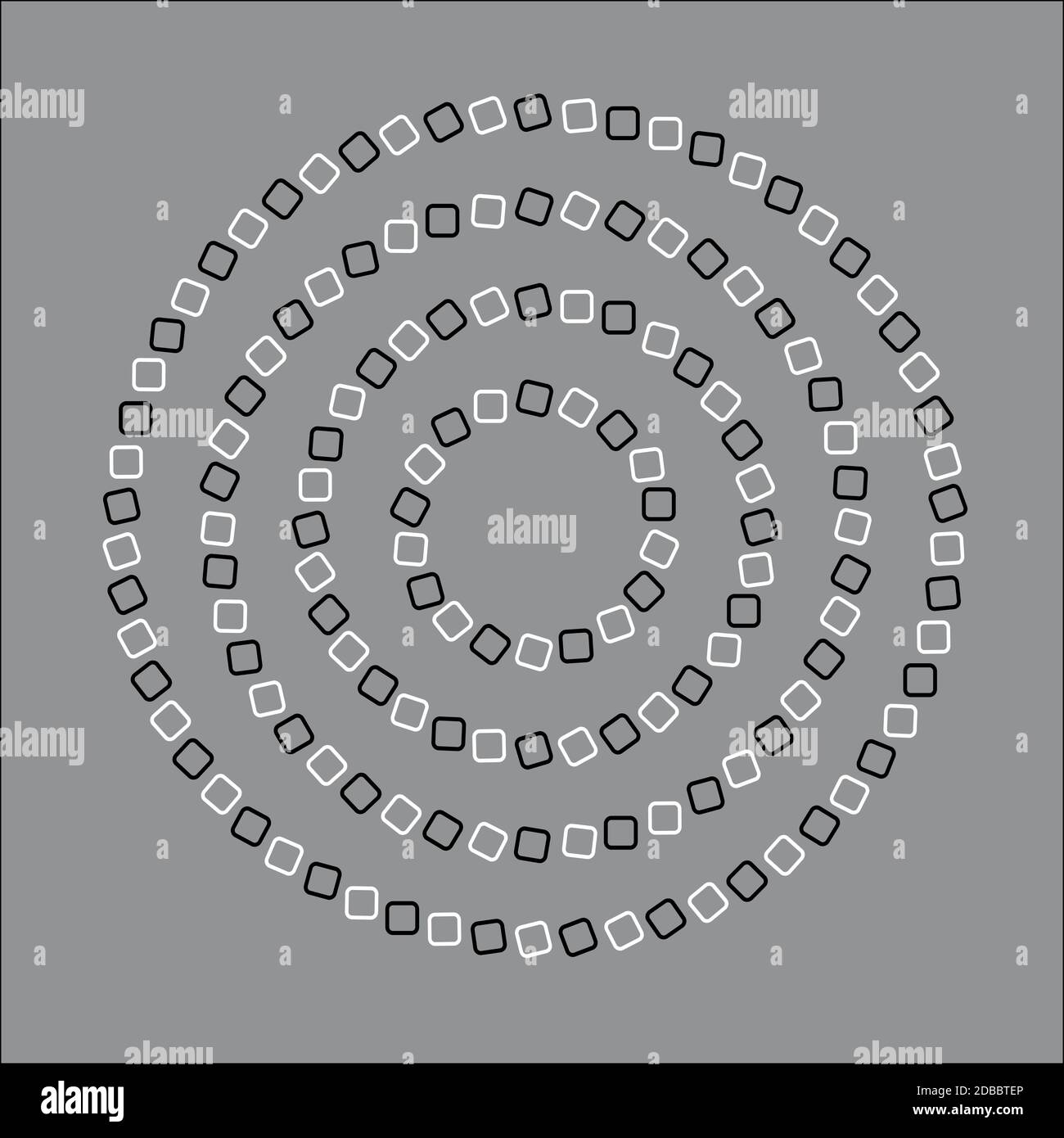 N'illusion d'optique. Cercles qui semblent être l'escalade Photo Stock ...