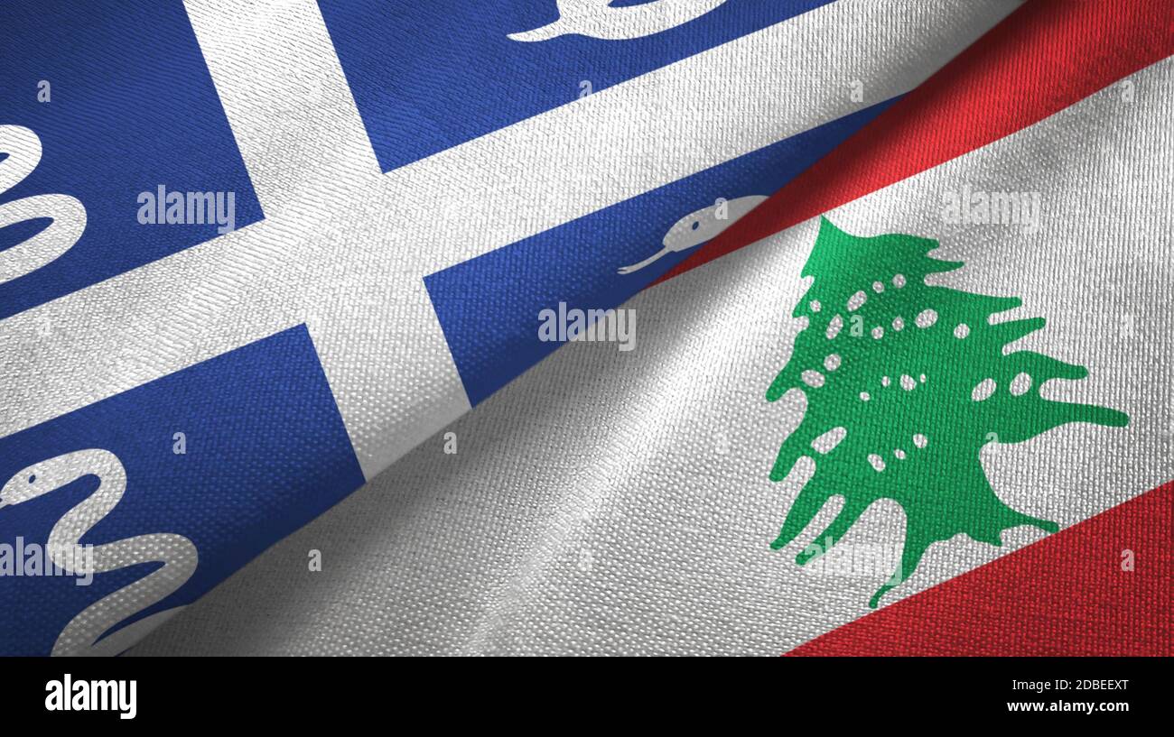Drapeau liban martinique Banque de photographies et d’images à haute résolution - Alamy
