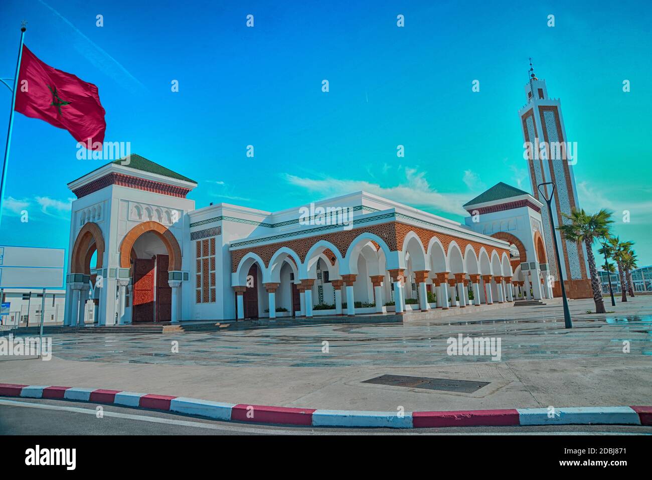 Mosquée marocaine du Maroc. Mosquée islamique pour la prière. Port de ...