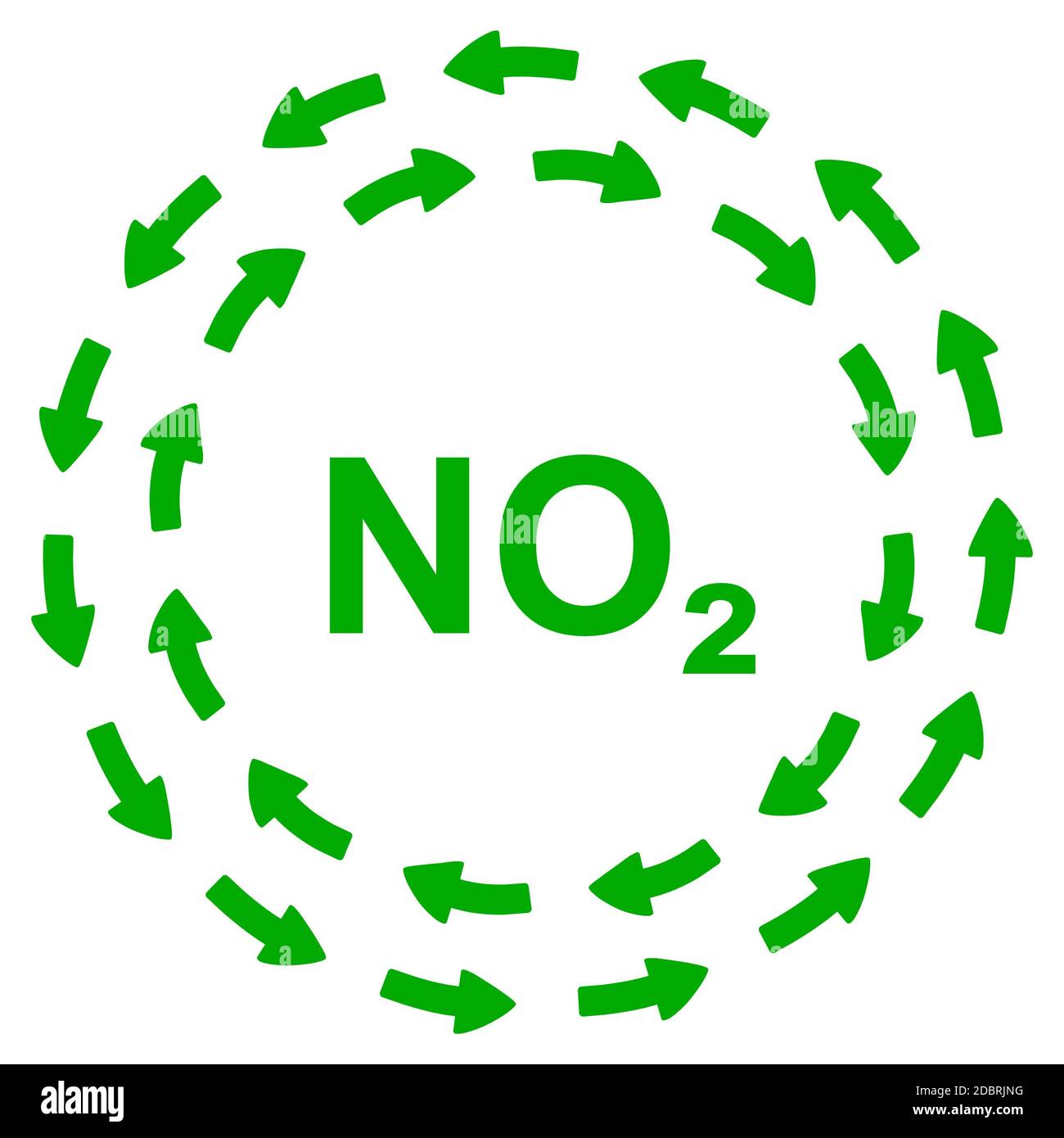 Azote symbole Banque d'images détourées - Alamy