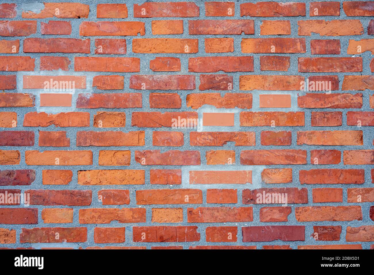 Arrière-plan d'un mur de brique rouge Photo Stock - Alamy