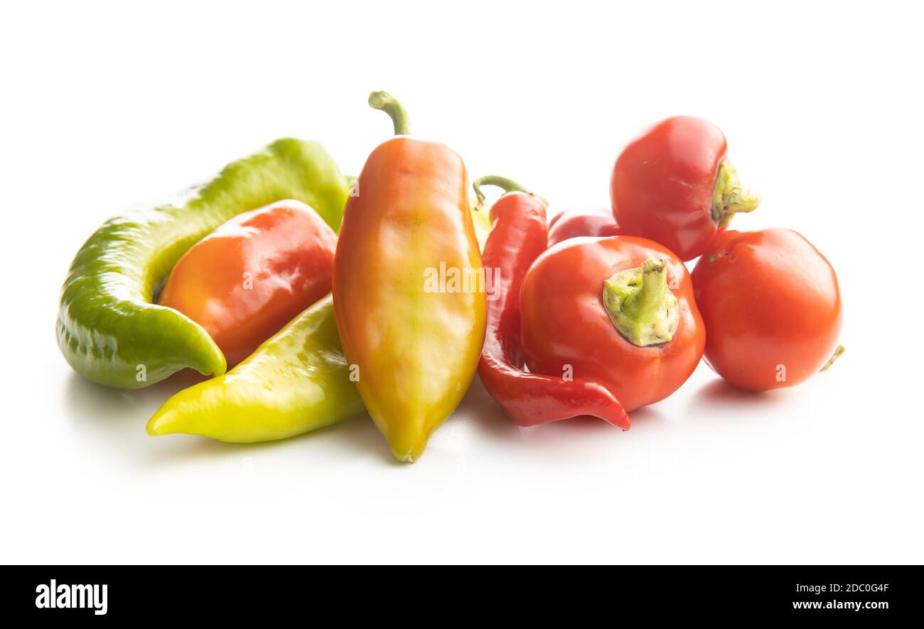 Types de piments Banque d'images détourées - Alamy
