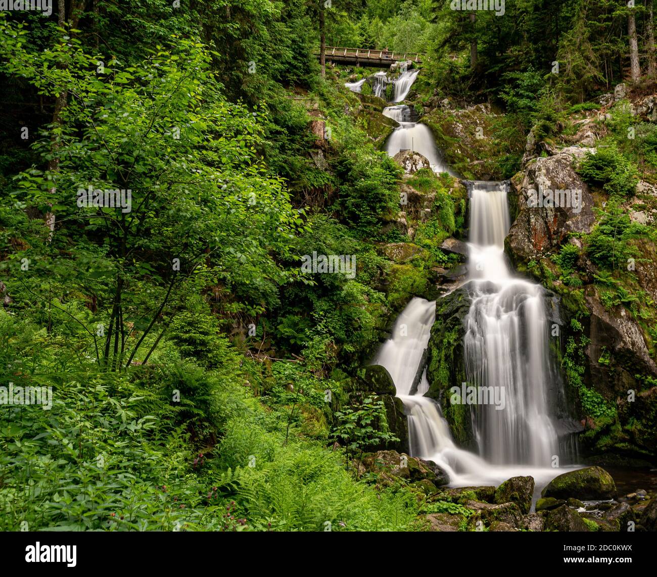 La cascade cascade de triberg en Forêt-Noire, Allemagne Photo Stock - Alamy