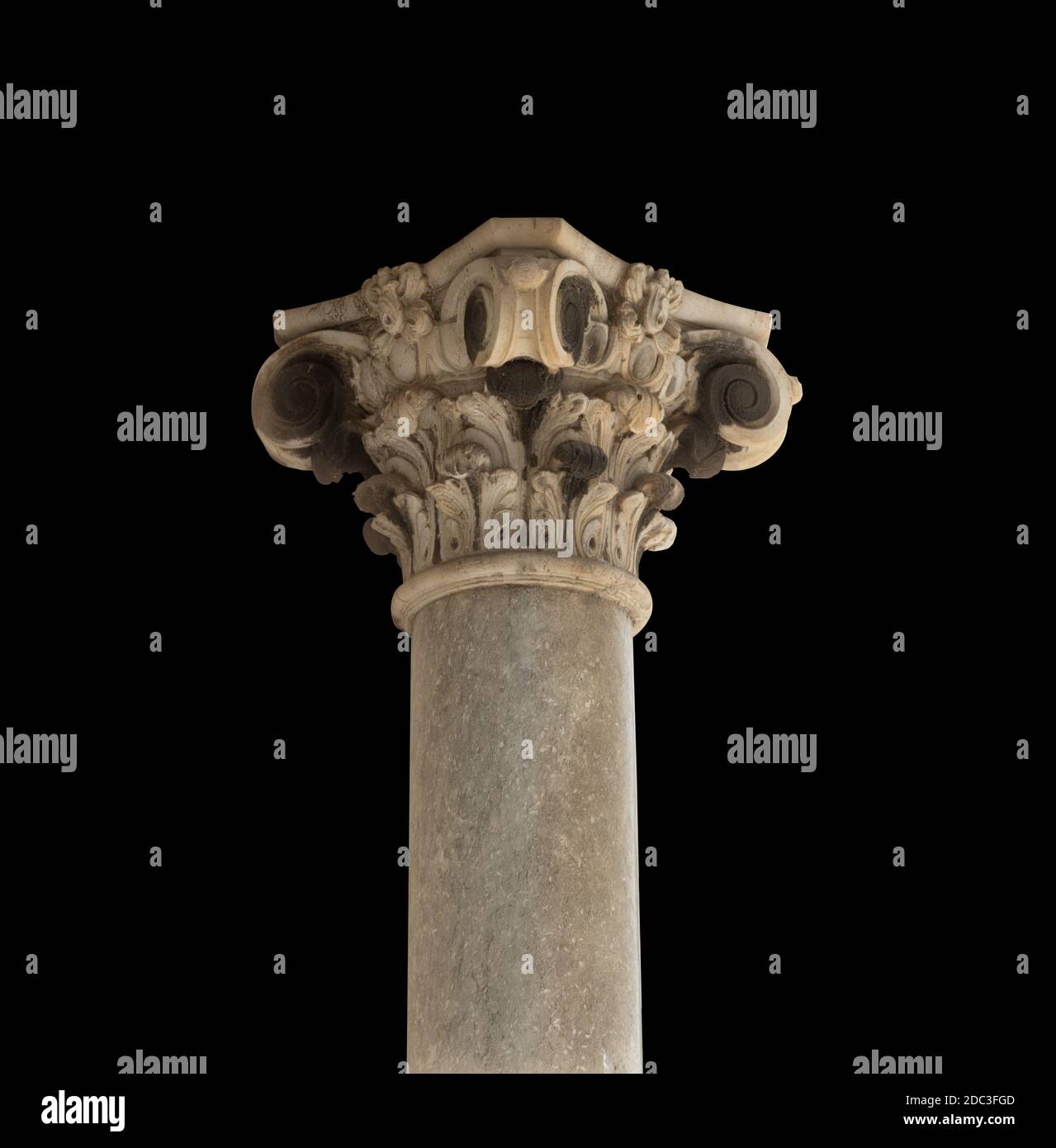 Éléments de décorations architecturales de bâtiments, colonnes et ...