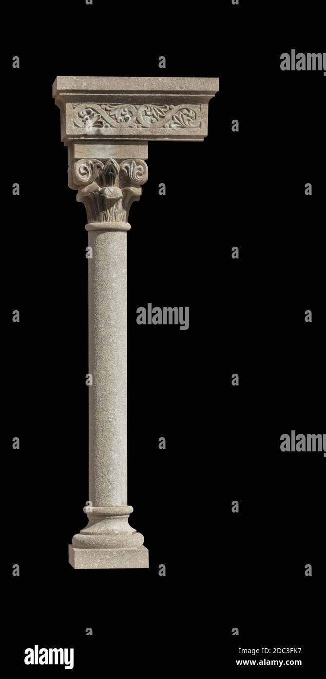 Éléments de décorations architecturales de bâtiments, colonnes et ...